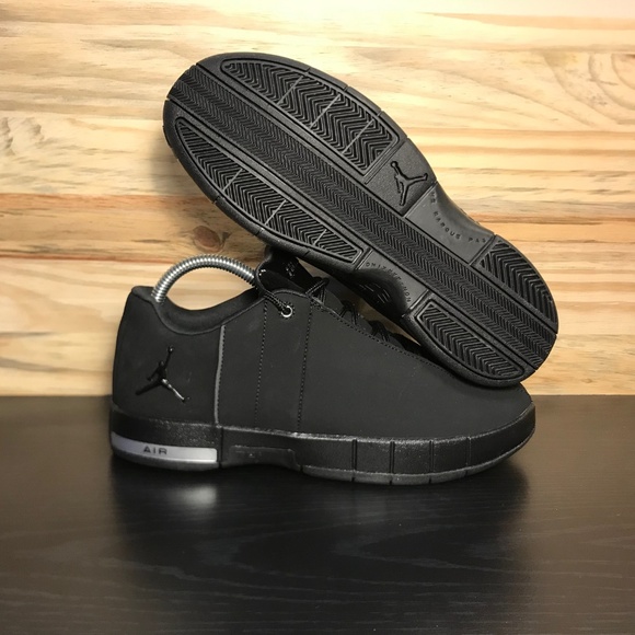 Jordan | Shoes | New Nike Air Jordan Team Elite 2 Low Triple Black ...